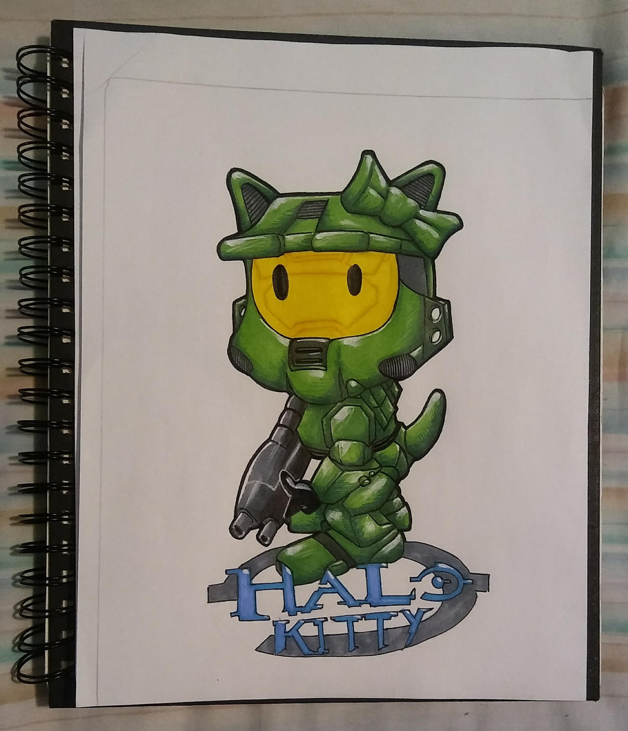 Halo Kitty By Boricuaaero On Deviantart