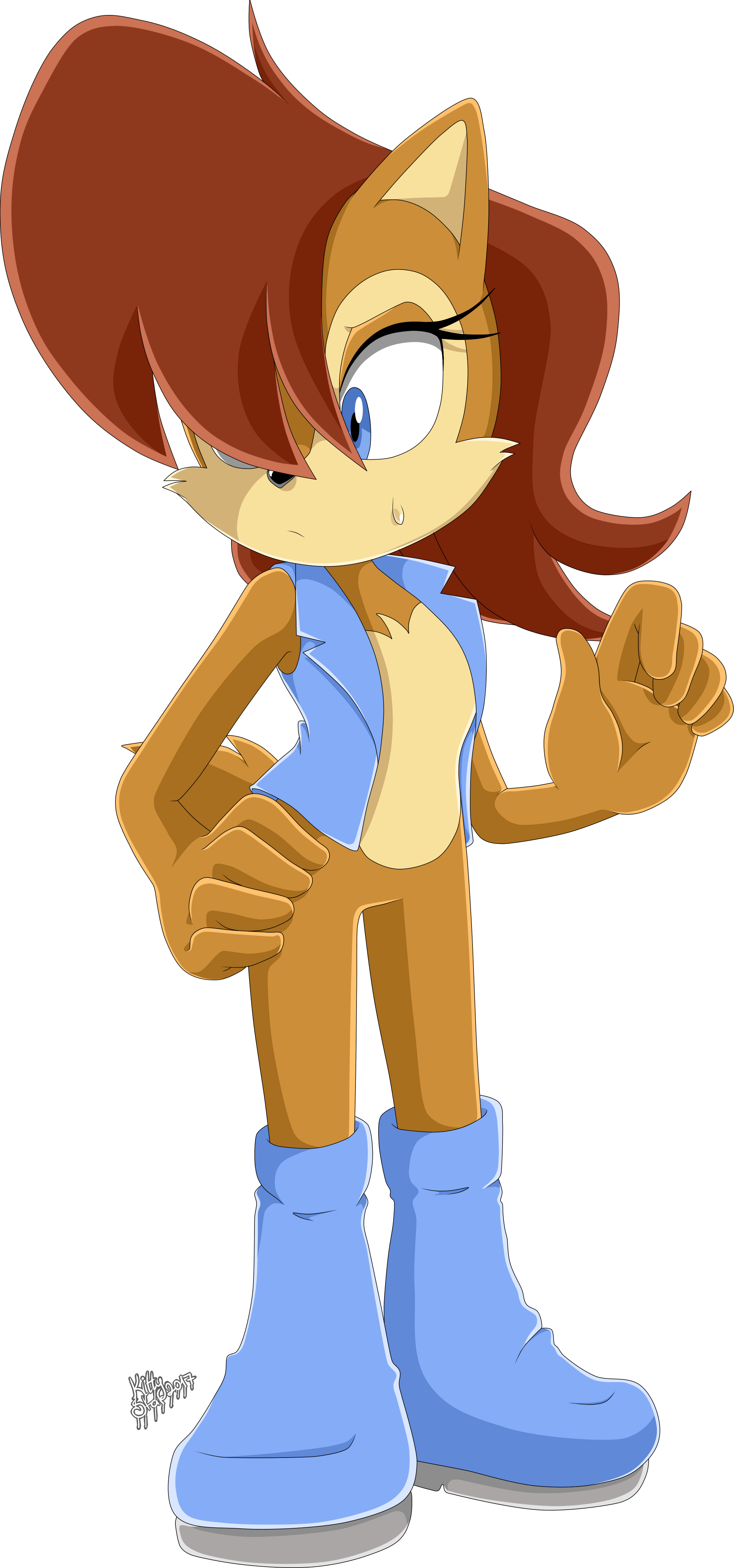 Sonic X Sally Acorn By Txmie On Deviantart