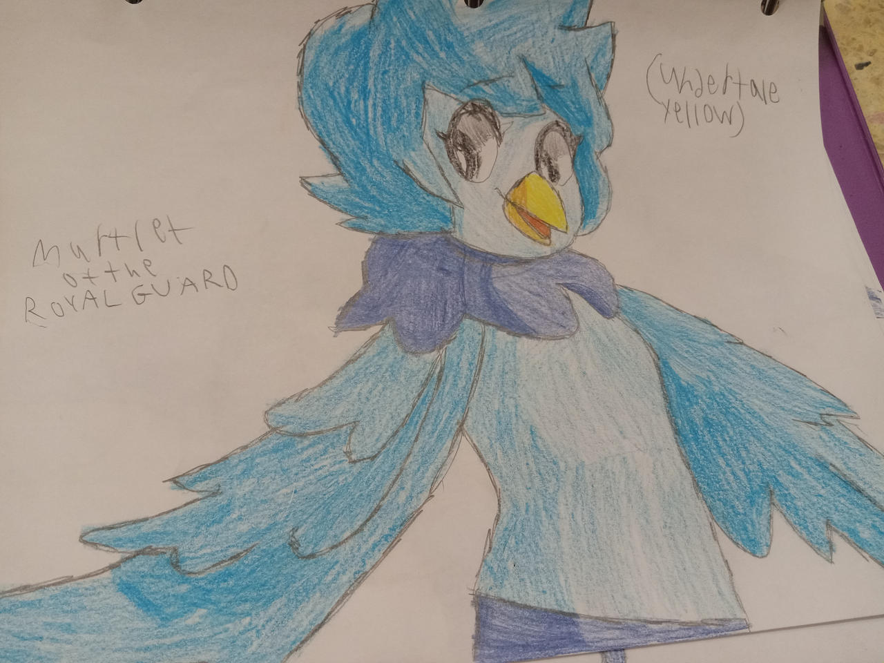 Undertale Yellow Martlet By Gasterchromar On Deviantart