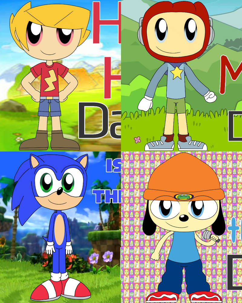 Hero Maxwell Sonic And Parappa By Sadcubexme On Deviantart
