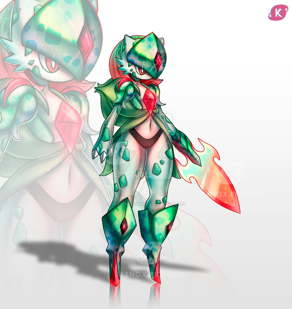 Poke Fusion Gardevoir Ceruledge Bulbasaur By Kevinnoguera On Deviantart