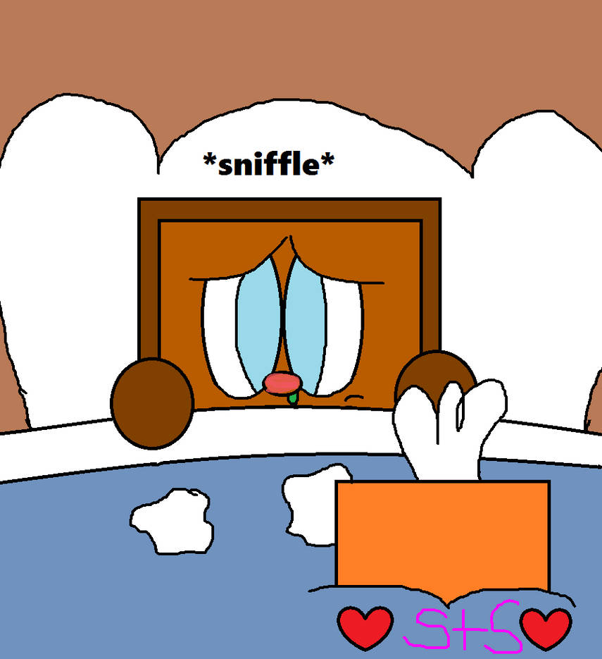 Sick Tiny Box Tim 1 Tiny Box Tim With A Cold By Stormspackman On Deviantart