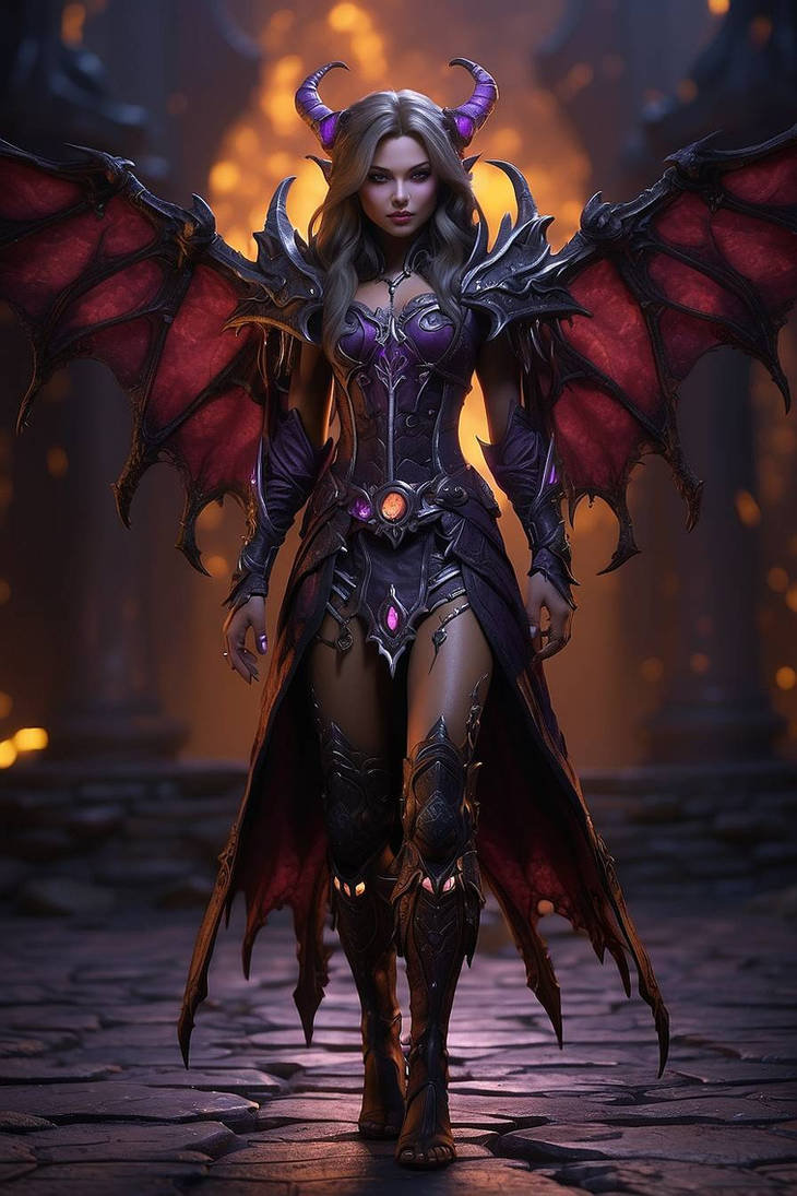 World Of Warcraft Inspired Demonology Warlock By Milenna2020 On