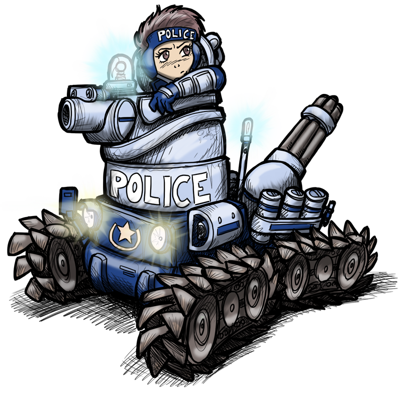 New Dominion Tank Police By Alexsanlyra On Deviantart