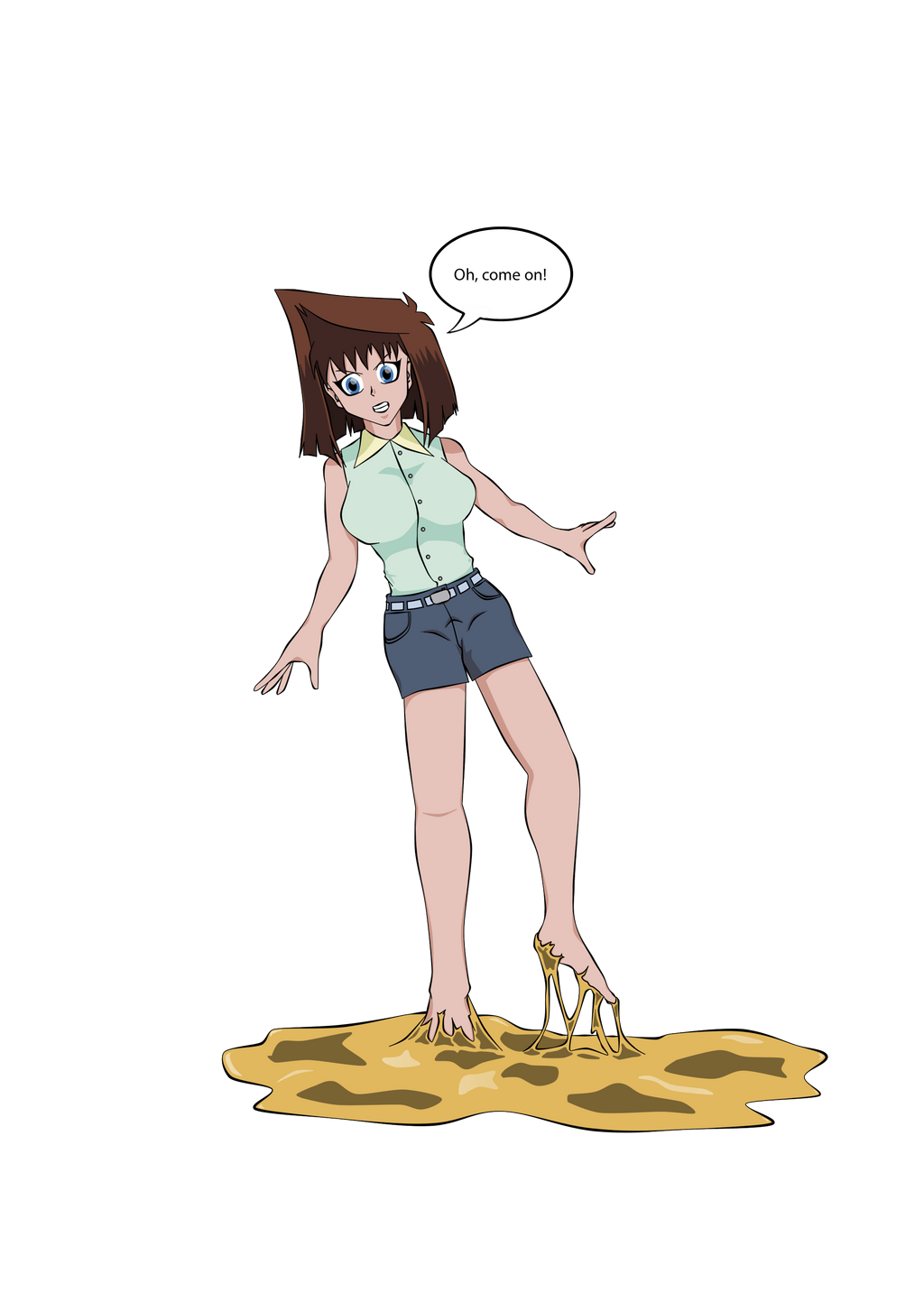 Tea Stuck In Glue By Nex Exe On Deviantart