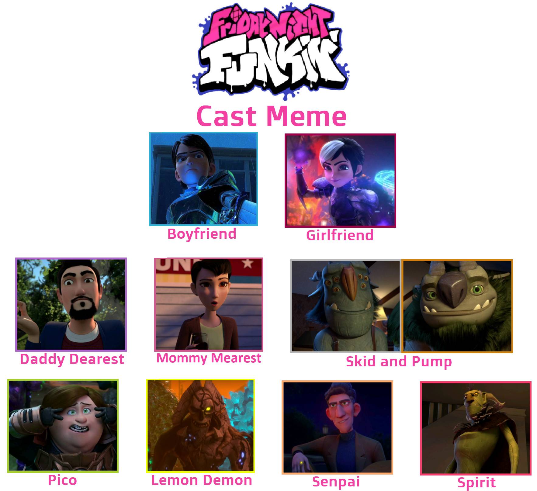 FNF cast/recast meme by DrawShip0412 on DeviantArt FNF cast/recast meme by DrawShip0412 on DeviantArt