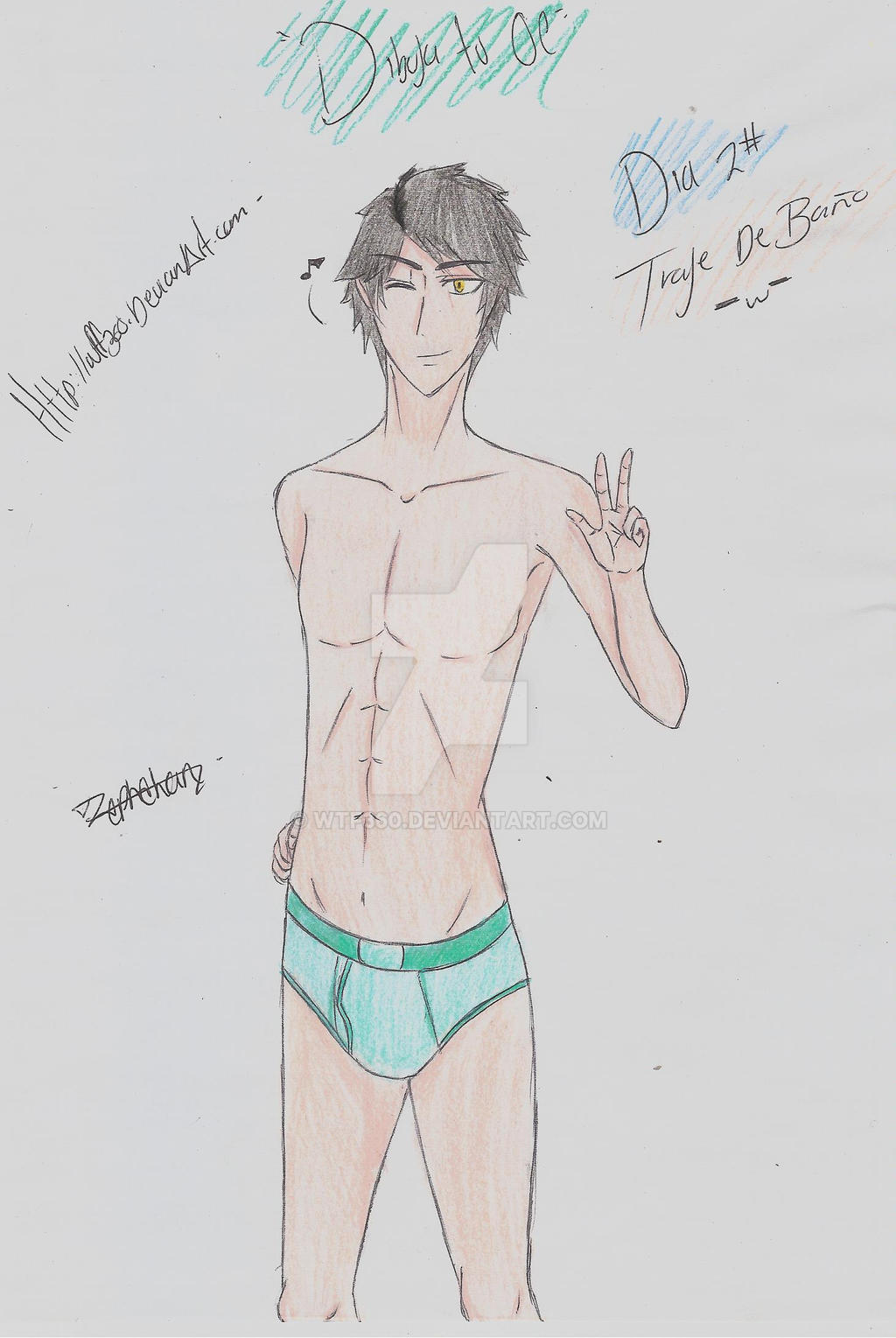 Reto Dibuja Tu Oc Dia 2 De 20 By Wtf360 On Deviantart