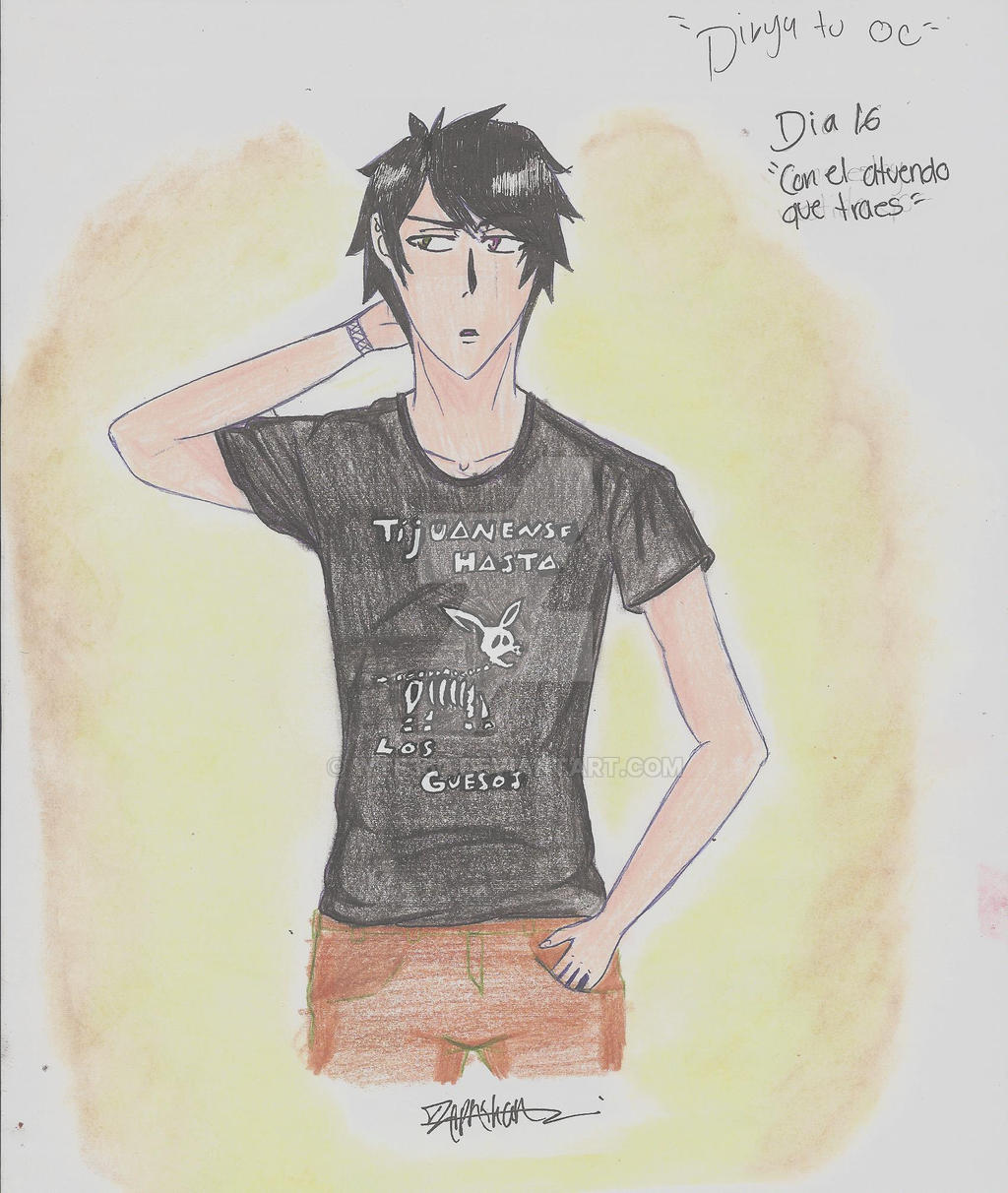 Reto Dibuja Tu Oc Dia 16 De 20 By Wtf360 On Deviantart
