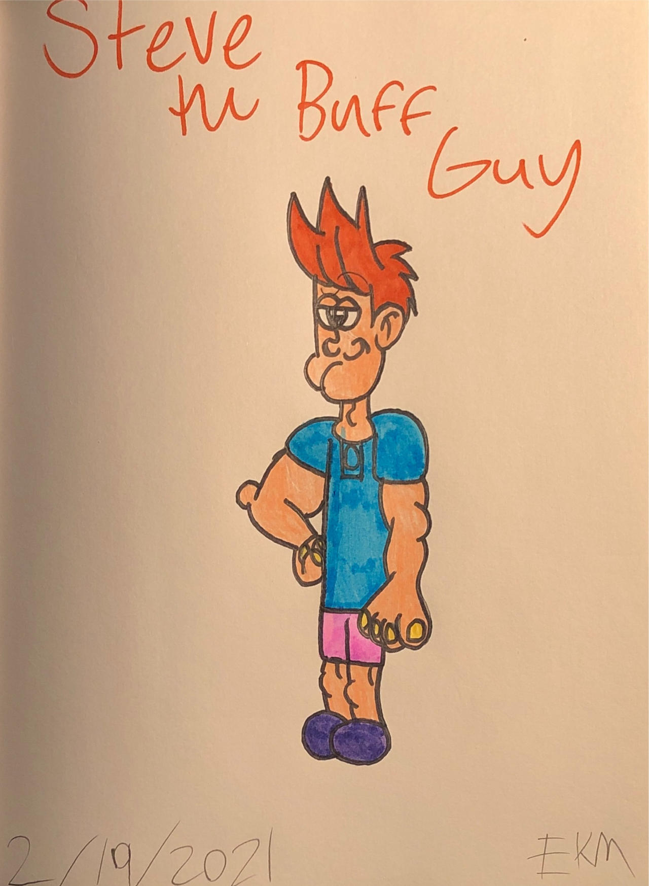 Steve The Buff Guy By ToonLovrEK On DeviantArt steve-the-buff-guy-by-toonlovrek-on-deviantart