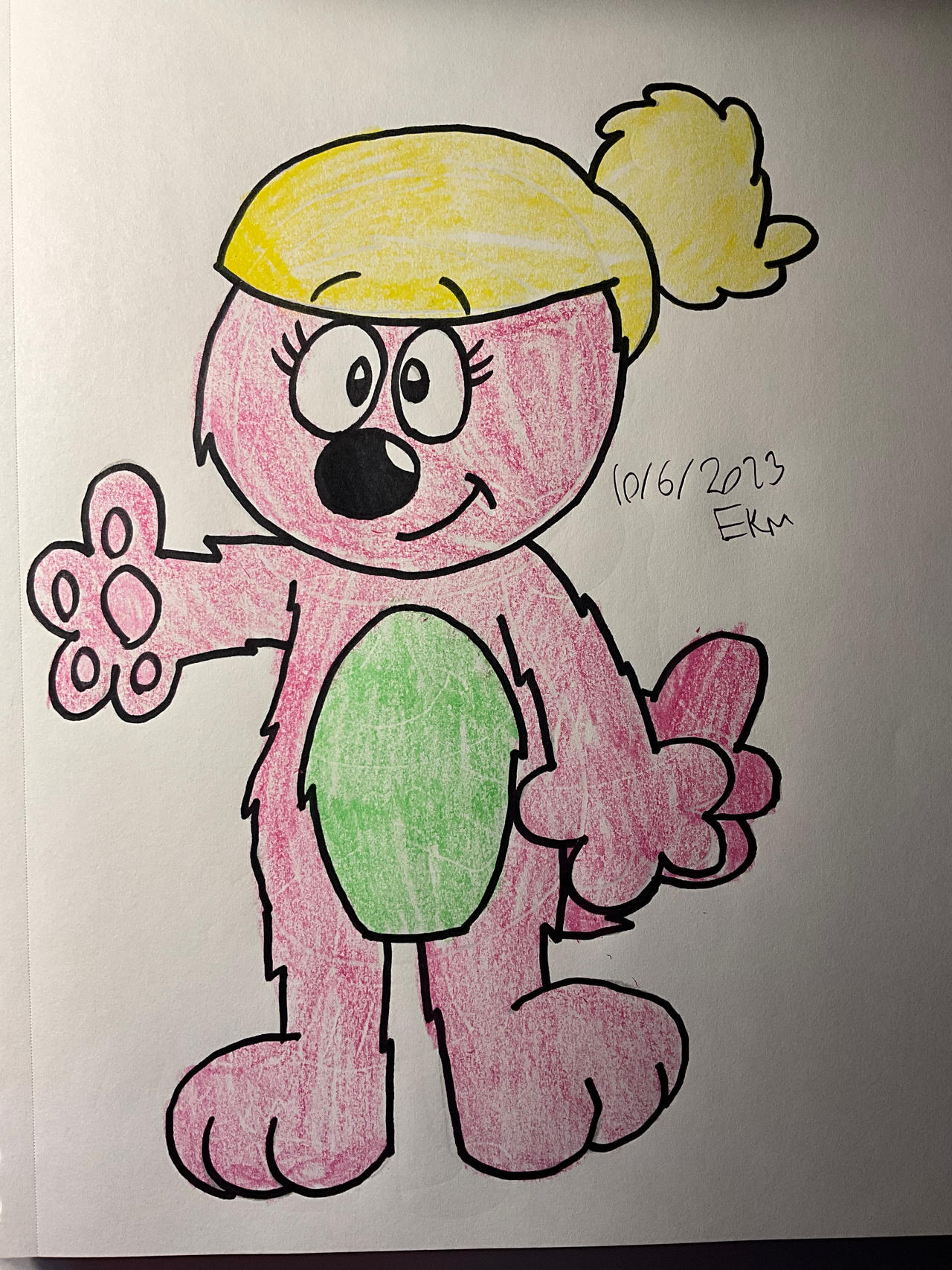 Tickle Monster Ellen Wright By Toonlovrek On Deviantart