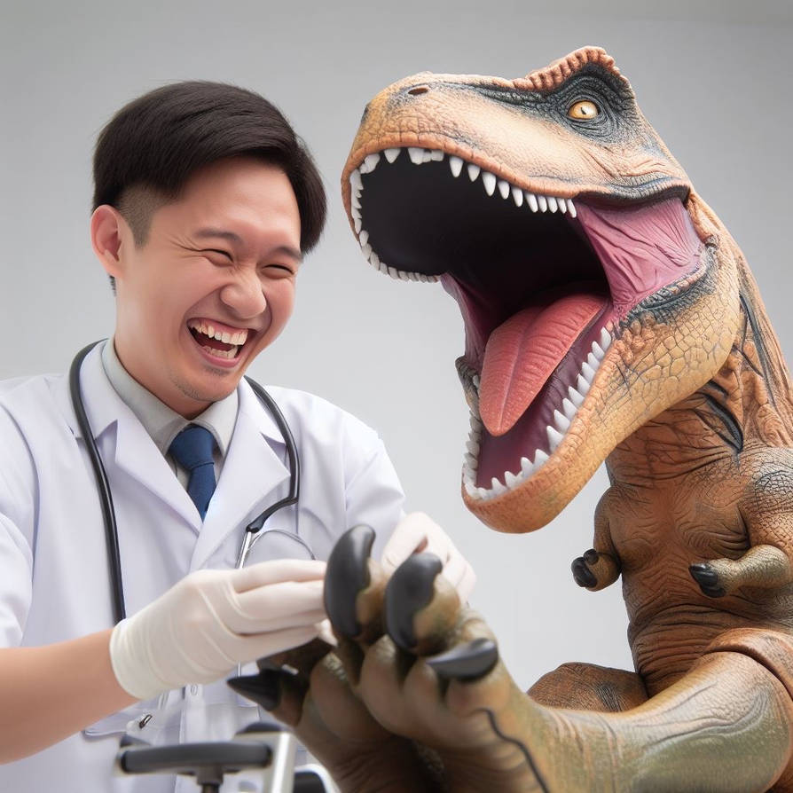 T Rex Ticklish Pedicure Ai Art By Tickletechnics On Deviantart