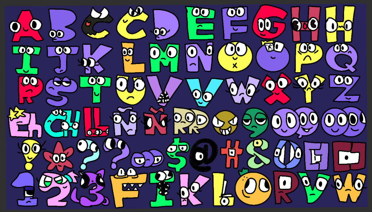 Rainbow Alphabet lore friends All characters Xtra by AnthonyGUwU on ... Rainbow Alphabet lore friends All characters Xtra by AnthonyGUwU on ...