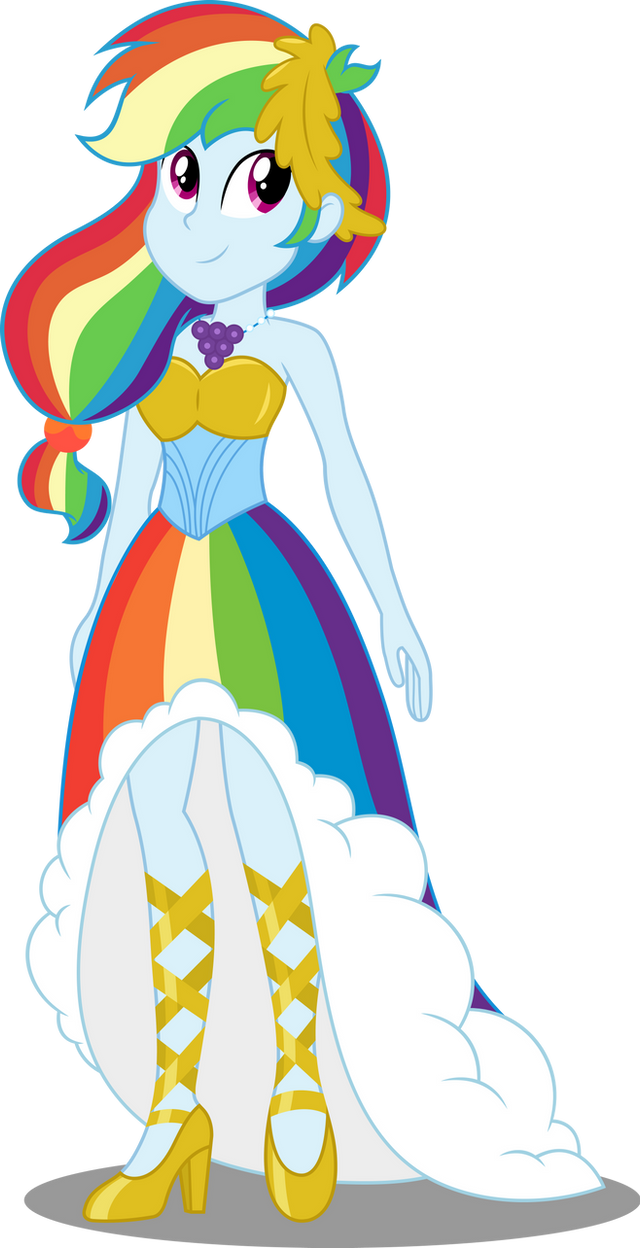Eqg Gala Rainbow Dash By Sugar Loop On Deviantart