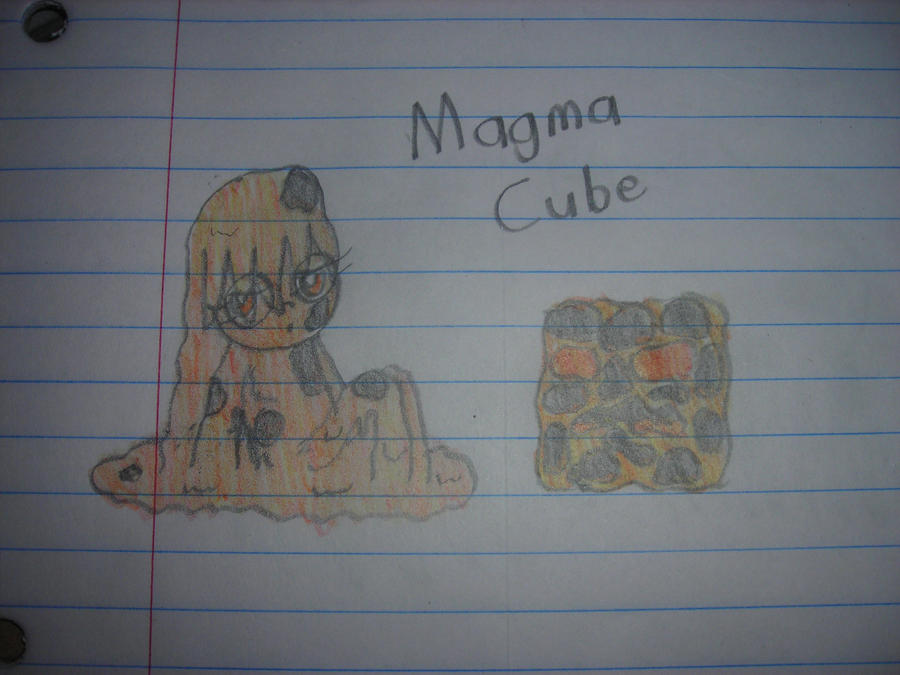 Minecraft Magma Cube Girl By Waddle Dance On Deviantart