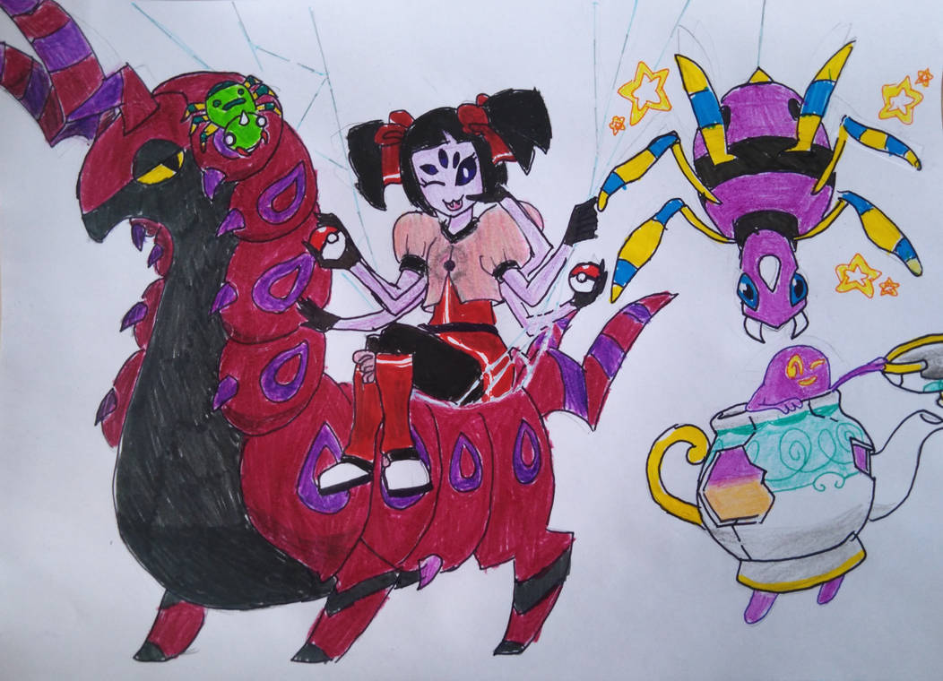 Undertale X Pokemon Muffet By Gioelecusin On Deviantart