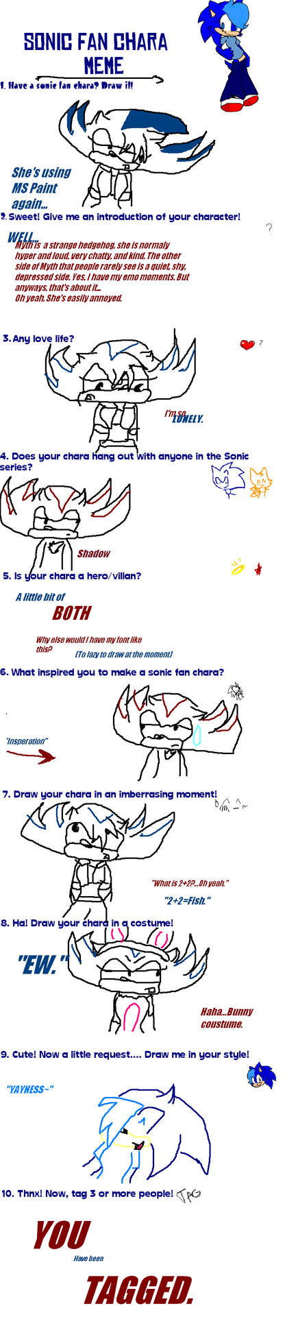 Sonic Meme...Done on MS Paint. by Mythness on DeviantArt