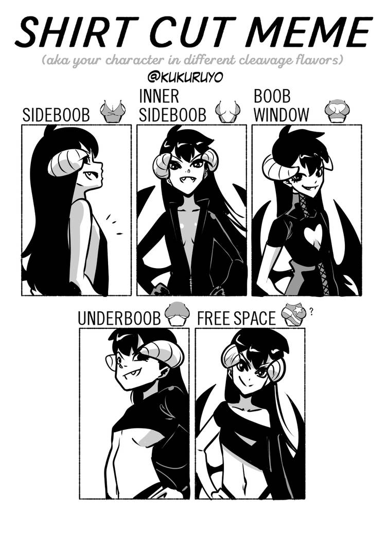 Shirt Cut Meme 2 By Kukuruyoart On Deviantart