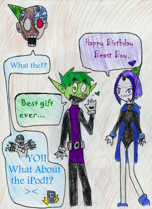 Happy Birthday Beast Boy by D0omKitty on DeviantArt