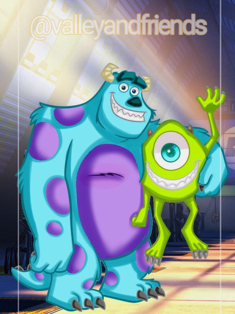 Sulley And Mike Fanart By Valleyandfriends1426 On Deviantart