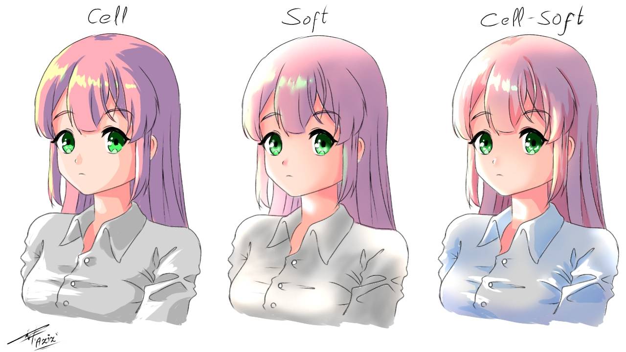cel shading , soft shading ,cel - soft shading by AZIZfanart on DeviantArt cel shading , soft shading ,cel - soft shading by AZIZfanart on DeviantArt