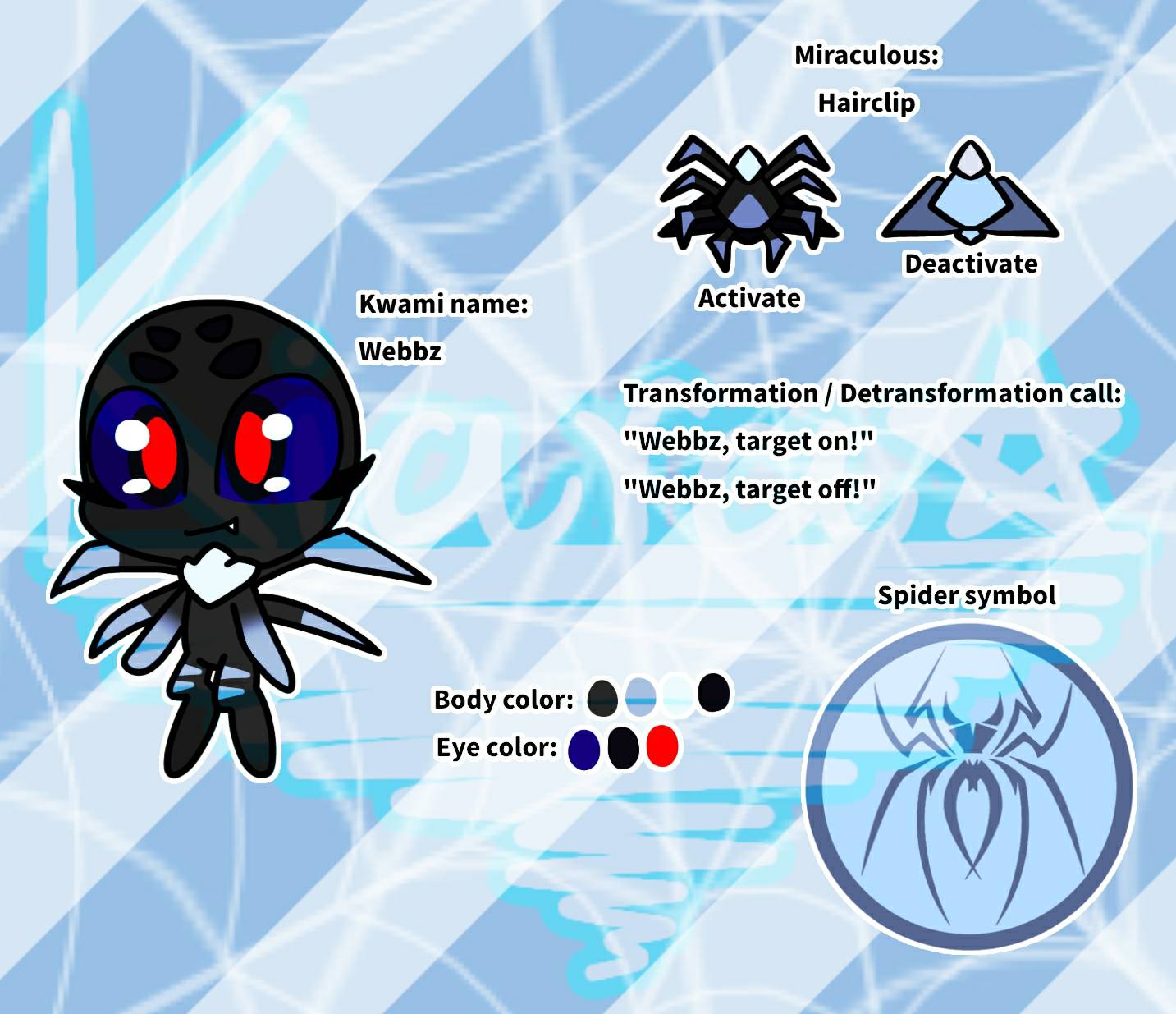 Kwami Oc Webbz Ref By Kirathejsab On Deviantart