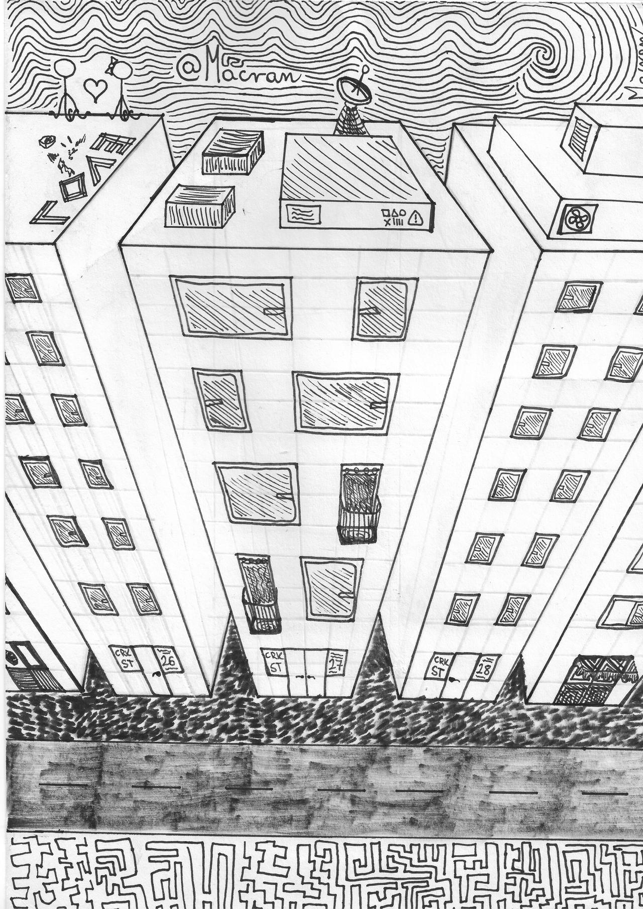 Crooked Street - Draw Every Day Challenge (Day 1) by Macran4 on DeviantArt Crooked Street - Draw Every Day Challenge (Day 1) by Macran4 on DeviantArt