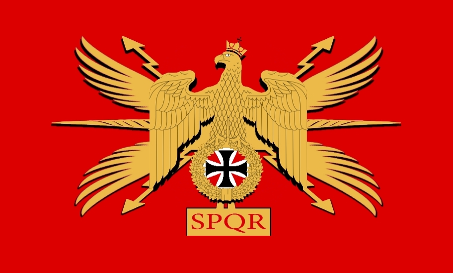 Flag Of The New Roman Empire Old By 4threichkaiser On Deviantart