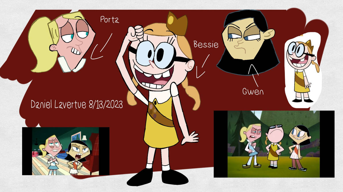 Bessie Portia And Gwen From The Mighty B By Danielthedrawningguy On