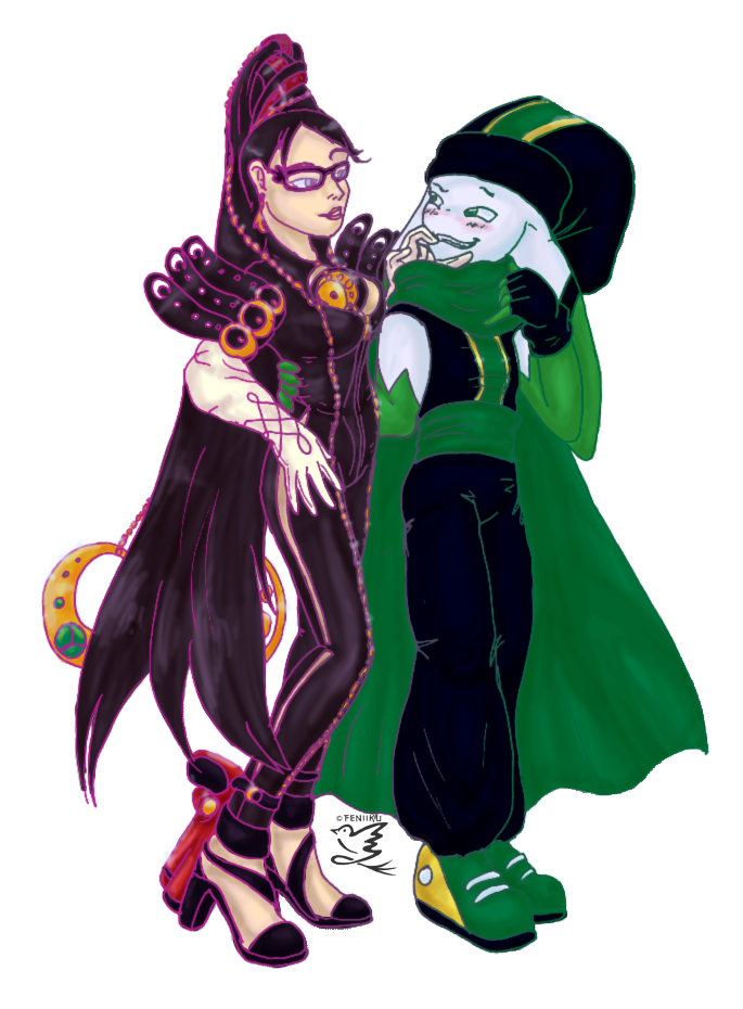Bayonetta And Valentine By Feniiku On Deviantart