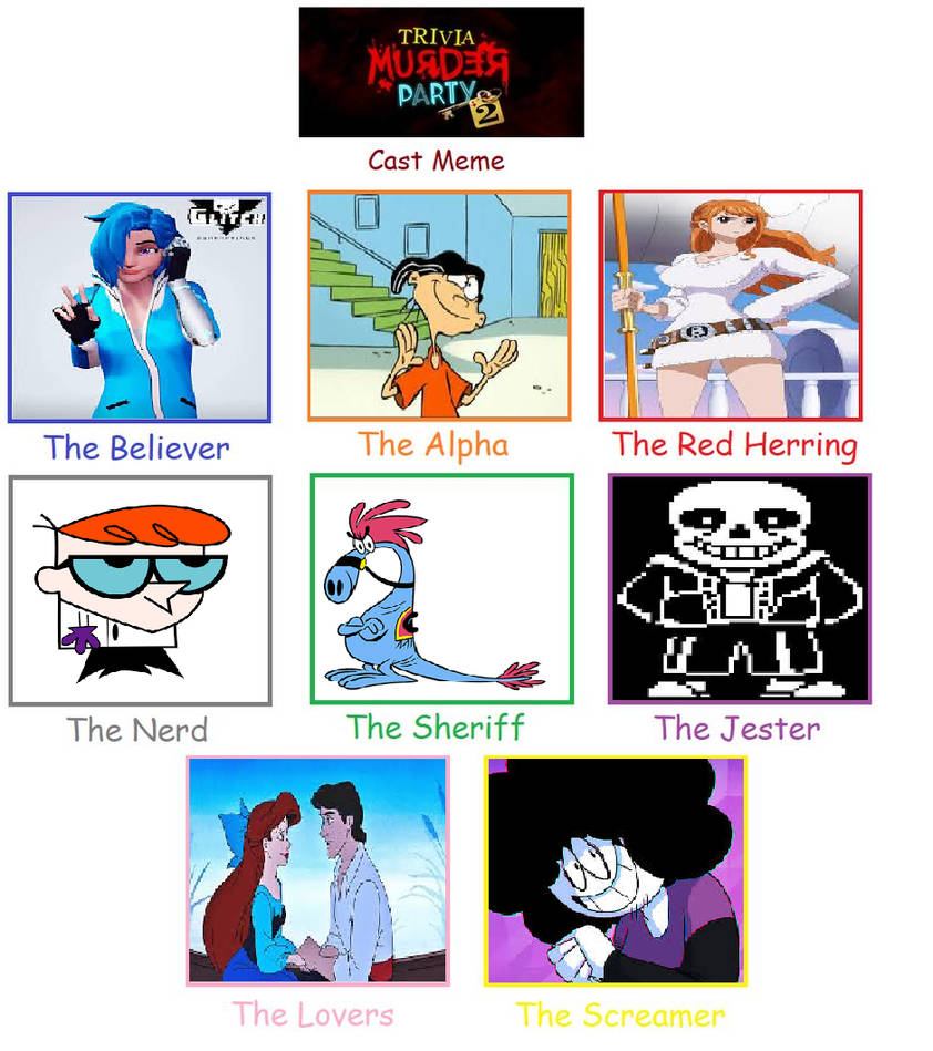 Trivia Murder Party 2 Recast By Alicia365armour On Deviantart