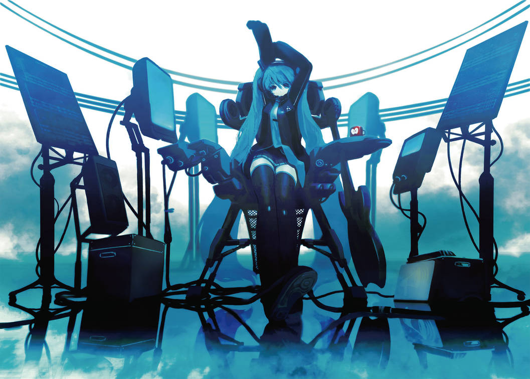 Hatune Miku By Ryoheihuke On Deviantart