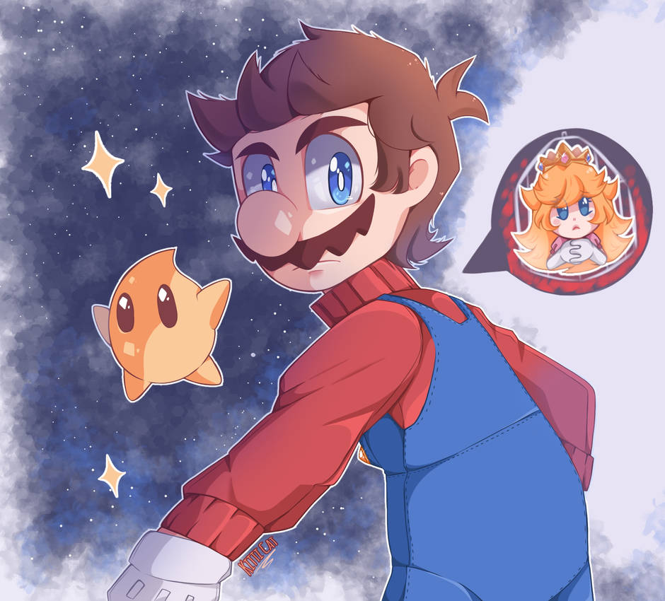 Super Mario Galaxy By Vanyloveart On Deviantart