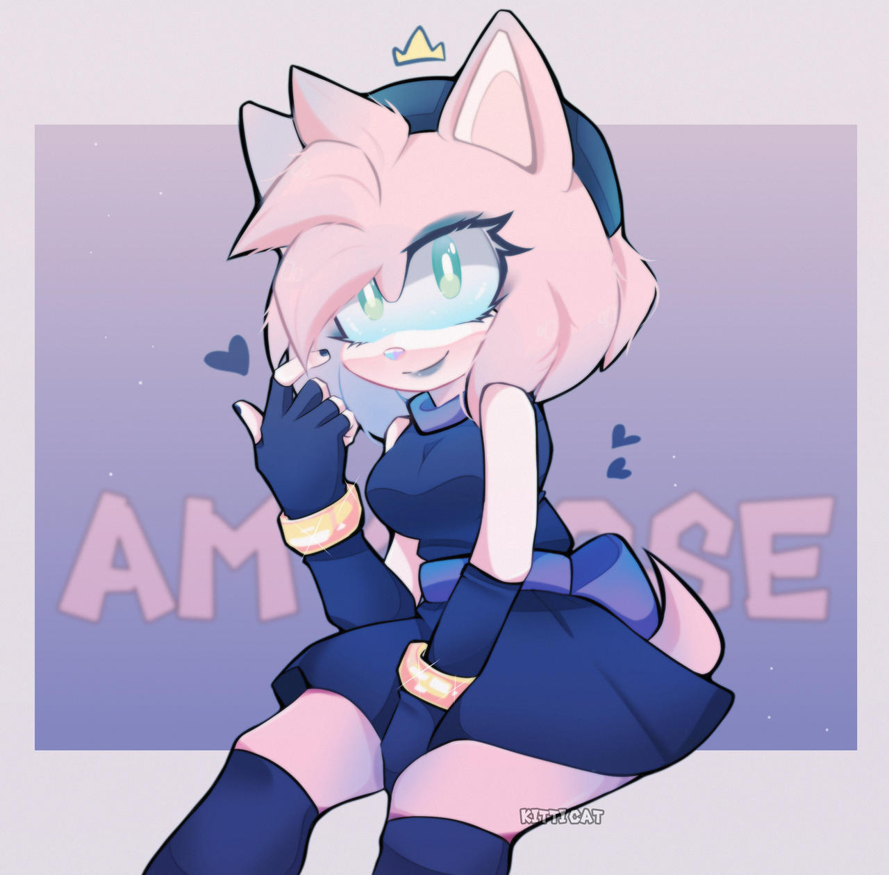 Amy Rose Fanart By Vanyloveart On Deviantart