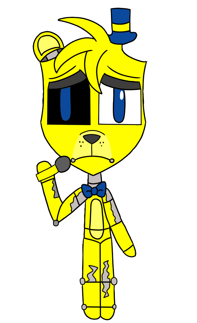 Chibi Withered Golden Freddy By Polarbearshygirl On Deviantart