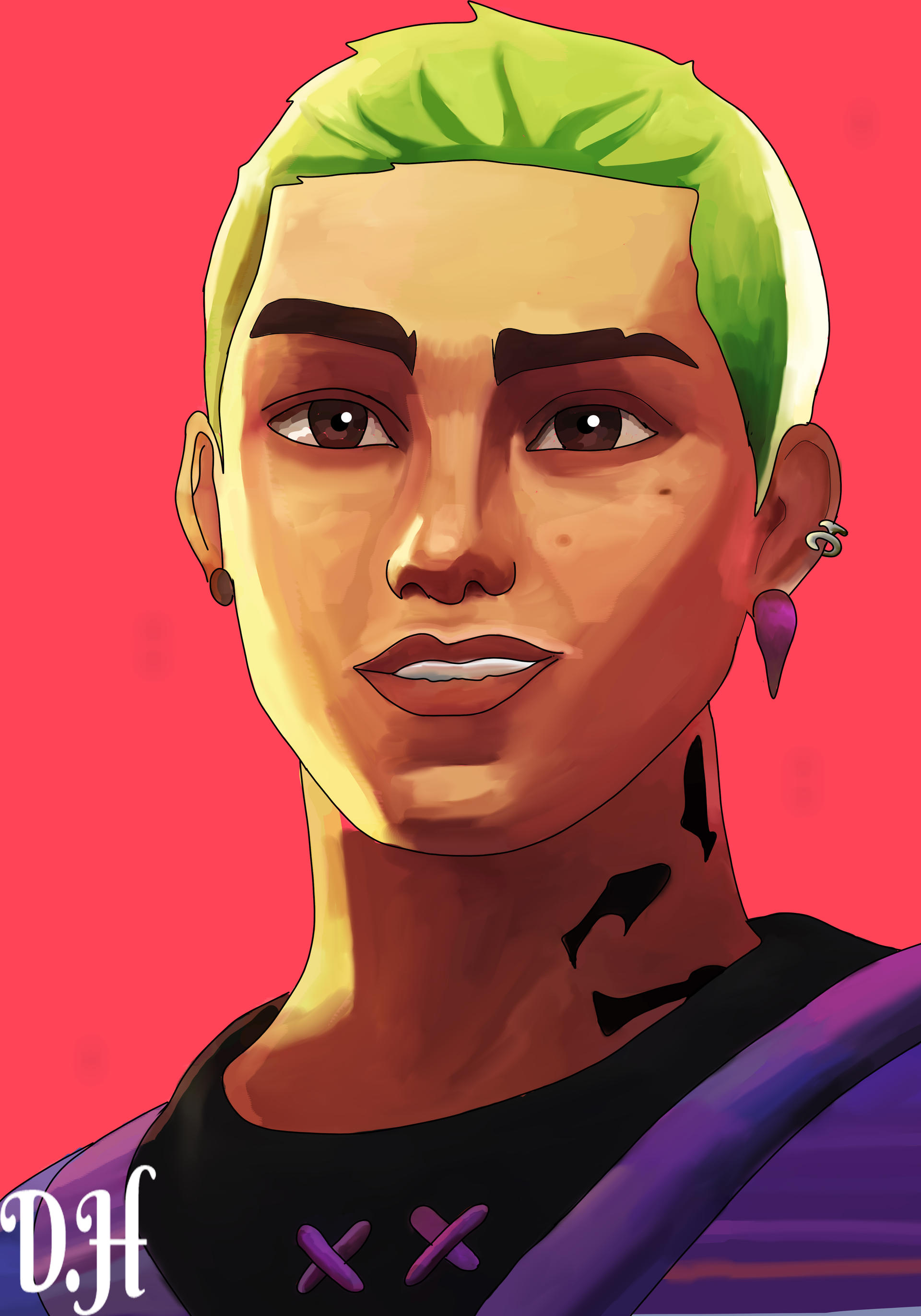 Valorant Gekko Portrait By Dhartanddesing On Deviantart