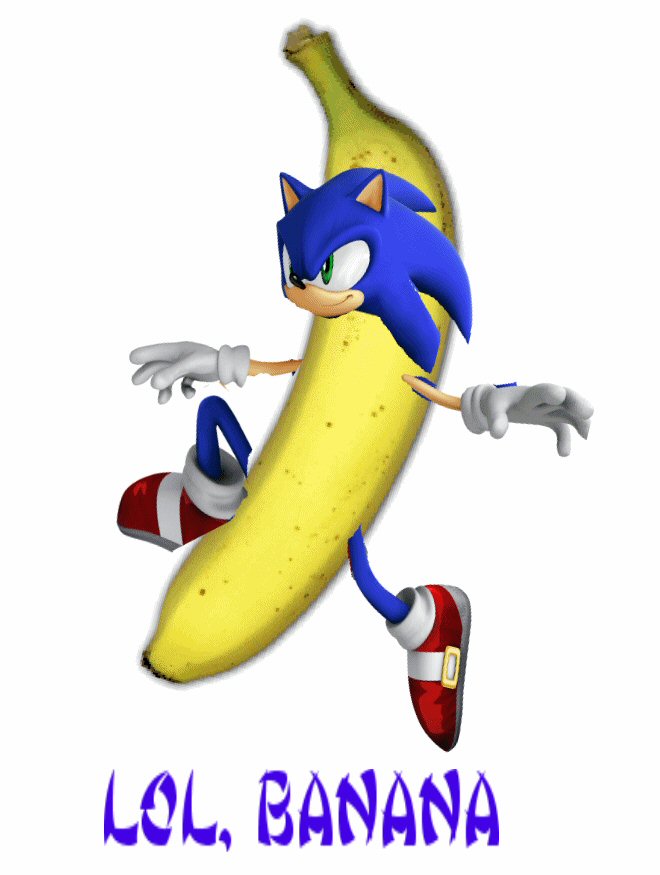 Sonic Banana by baboon1107 on DeviantArt