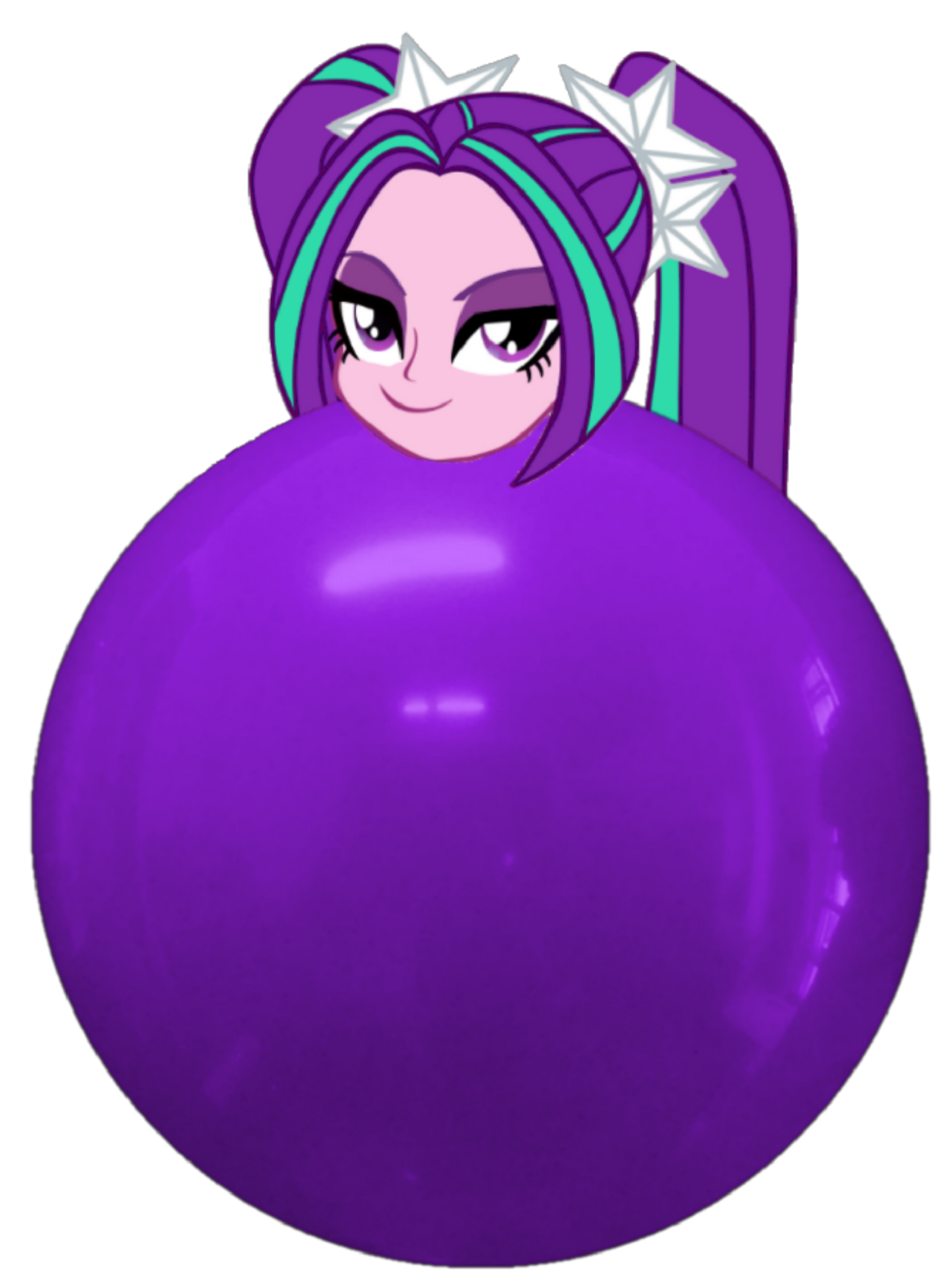Aria Blaze In Balloon By Mlpfan2011 On Deviantart