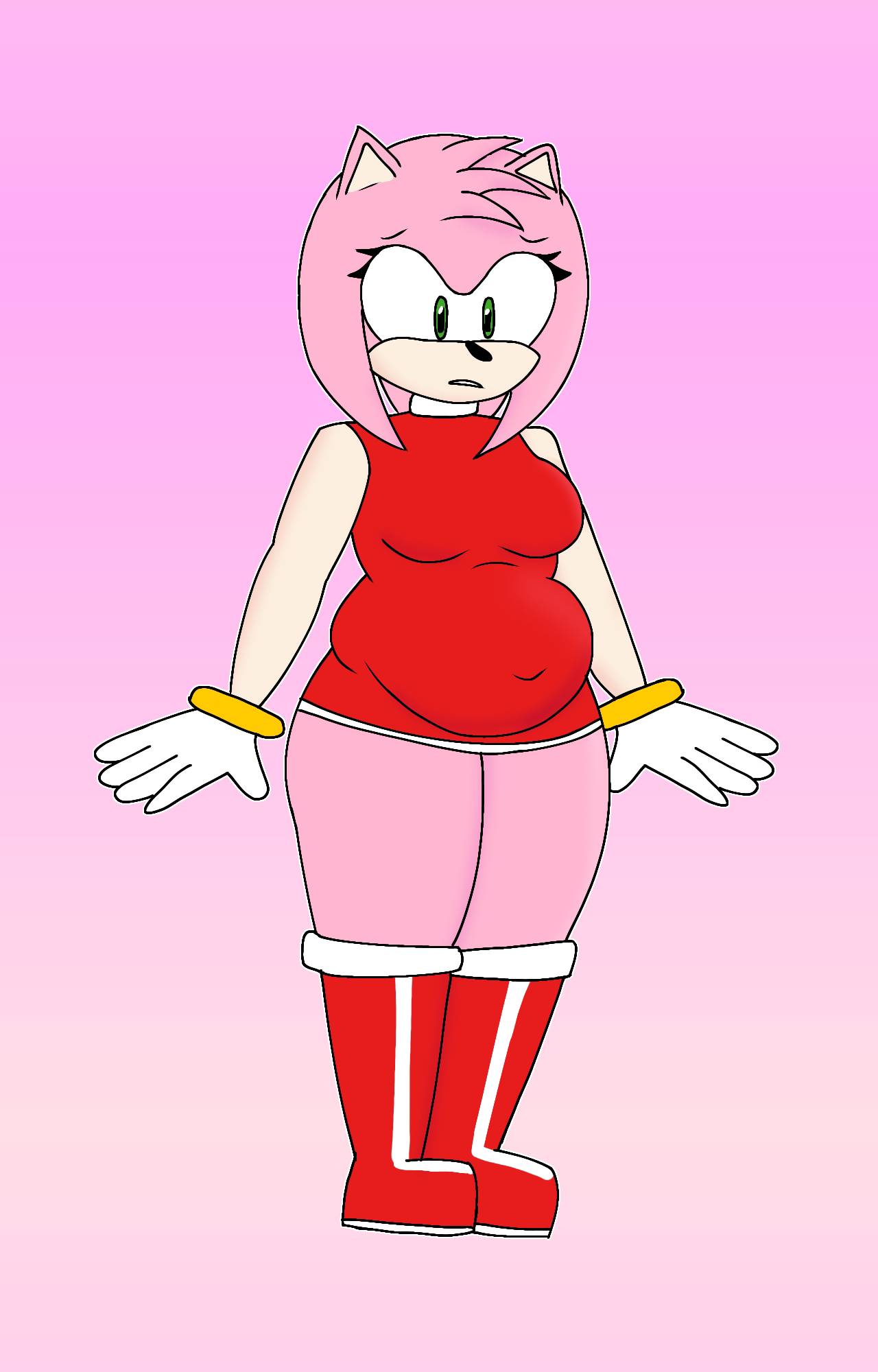 Chubby Amy Redrawed By Lemmonite On Deviantart