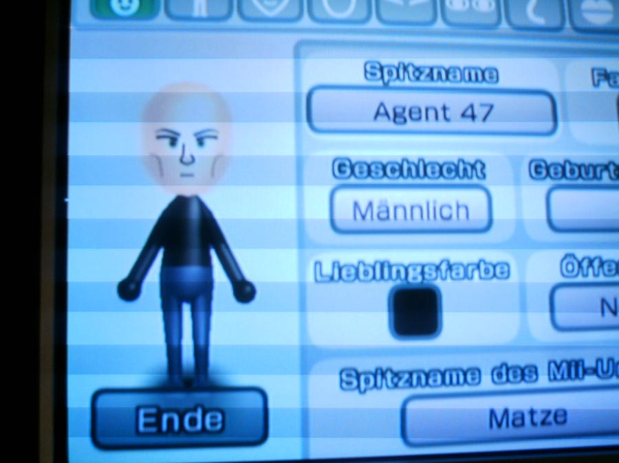 Agent 47 Mii by Shini-Smurf on DeviantArt