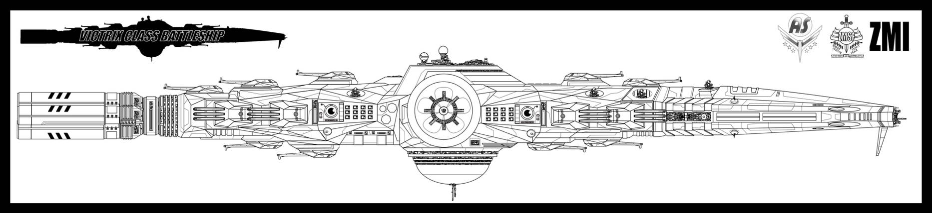 Victrix Class Battleship by Evilonavich on DeviantArt
