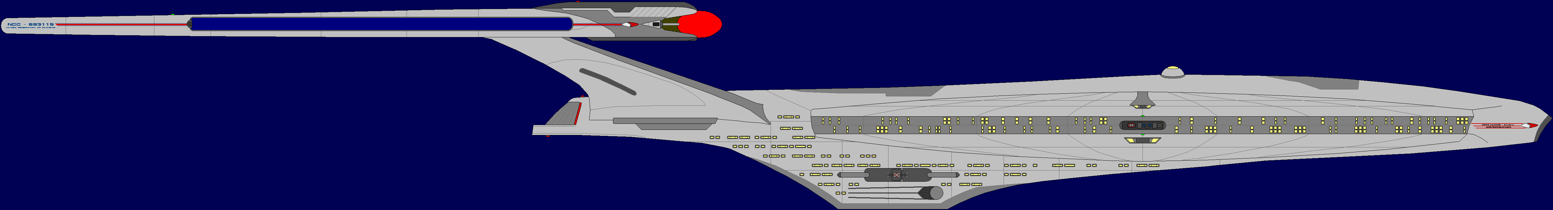 Celestial Class Starship by captshade on DeviantArt