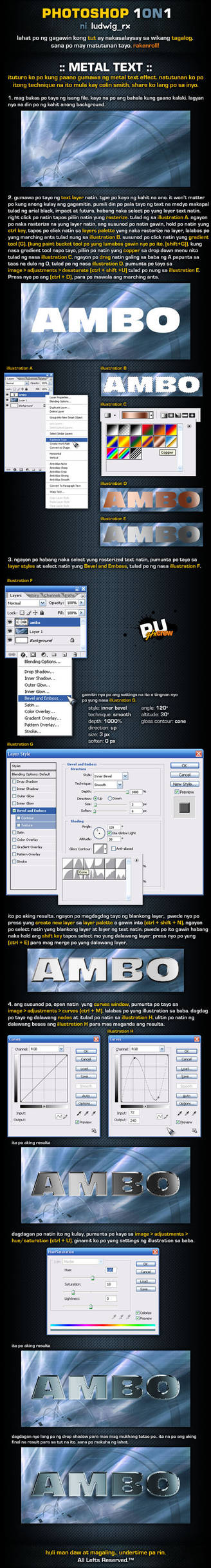 Metal Text Tagalog Version by ludwigrx on DeviantArt