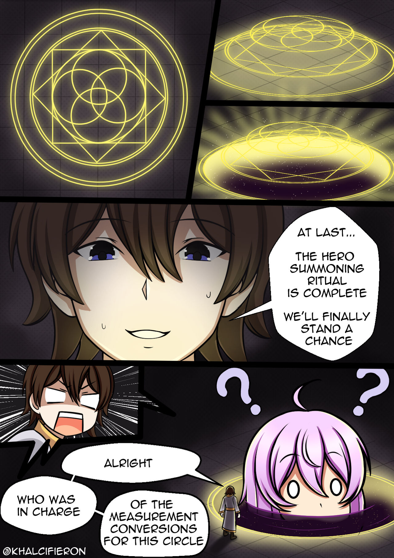 Hero Summoning Gone Wrong By Khalcifieron On Deviantart