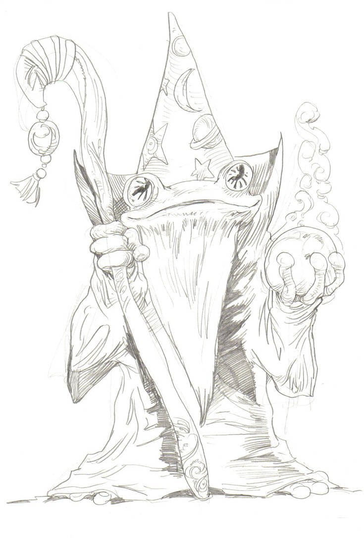 Wizard frog by FayLady on DeviantArt