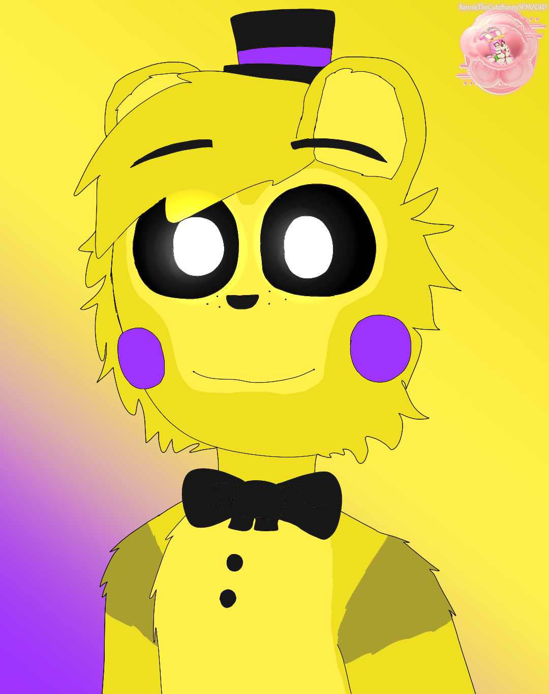 Digitalartfnaf Toy Golden Freddy By Banniecutebunnysfm On Deviantart