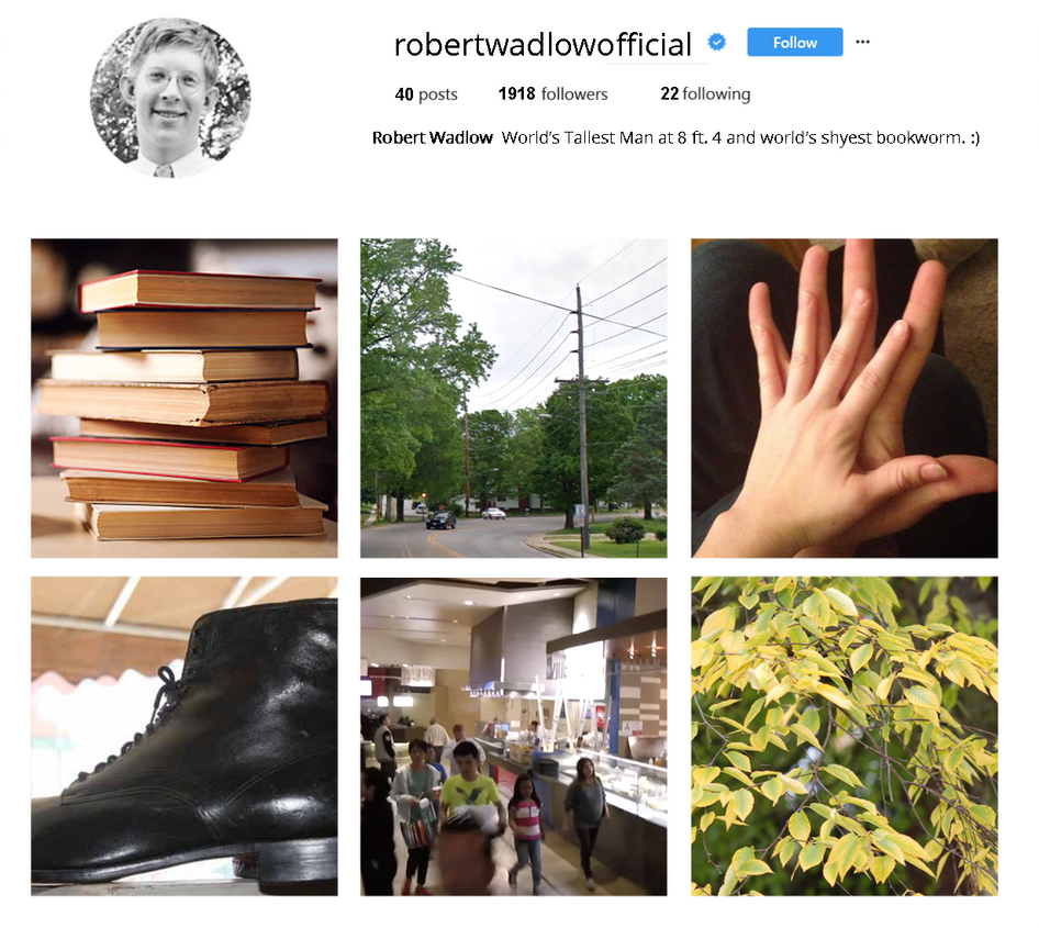 Robert Wadlow Instagram Edit by britishchick09 on DeviantArt Robert Wadlow Instagram Edit by britishchick09 on DeviantArt