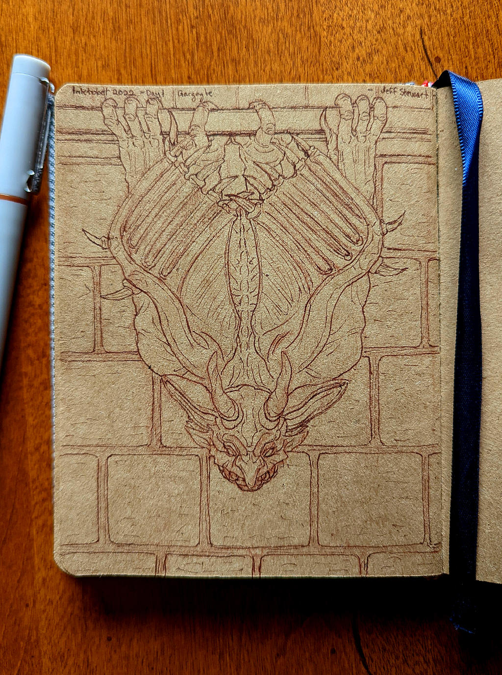 Inktober 2022, Day 1 - Gargoyle by Freyhawk on DeviantArt Inktober 2022, Day 1 - Gargoyle by Freyhawk on DeviantArt