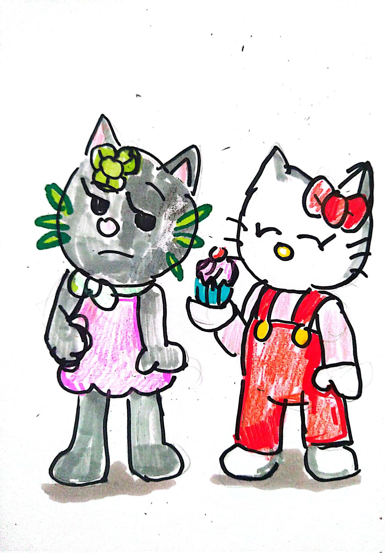 Frido And Hello Kitty By Cartoontriper On Deviantart