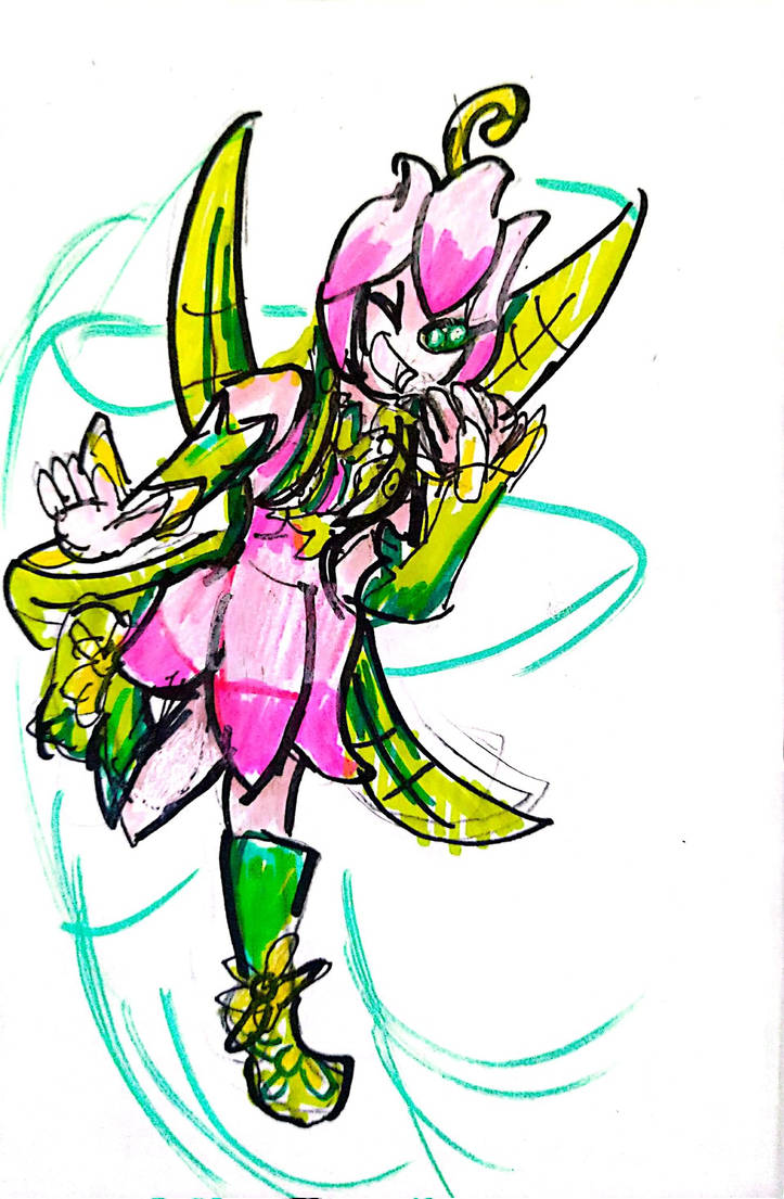Lillymon Flying By Cartoontriper On Deviantart