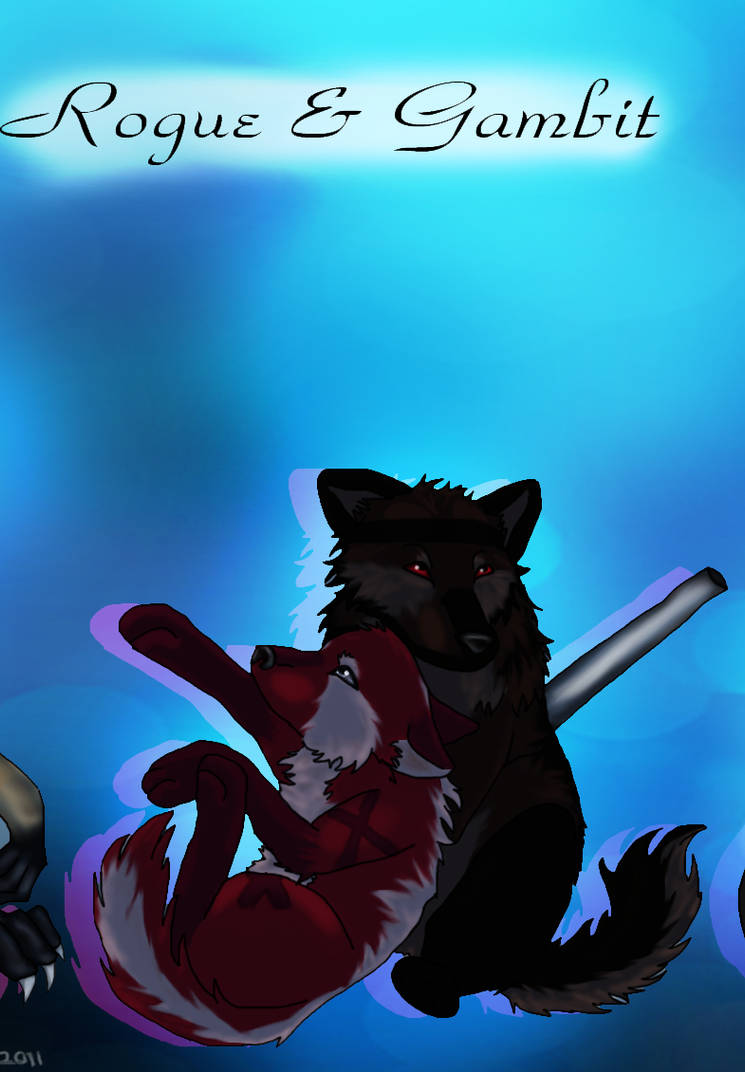 Rogue And Gambit Chibi By Bittersweetwolf On Deviantart